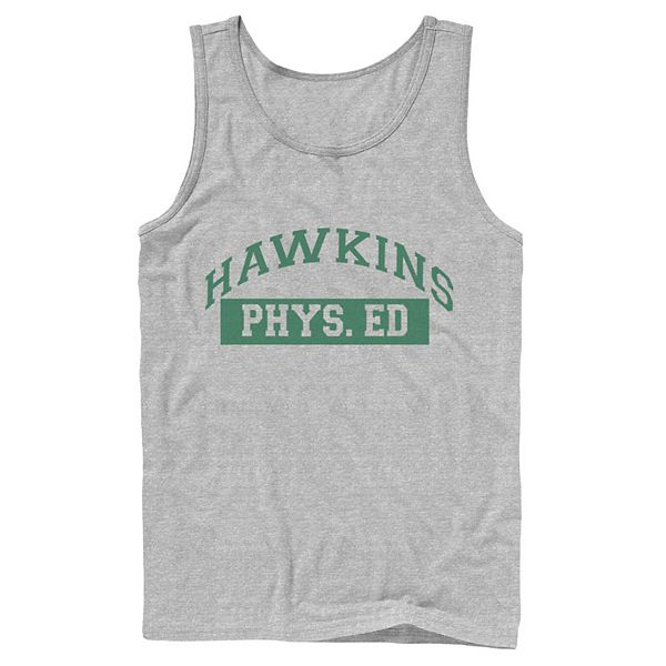 Men's Netflix Stranger Things Hawkins Phys. Ed Logo Tank Top