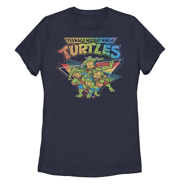 Juniors' Teenage Mutant Ninja Turtles Pride Rainbow Gradient Tee