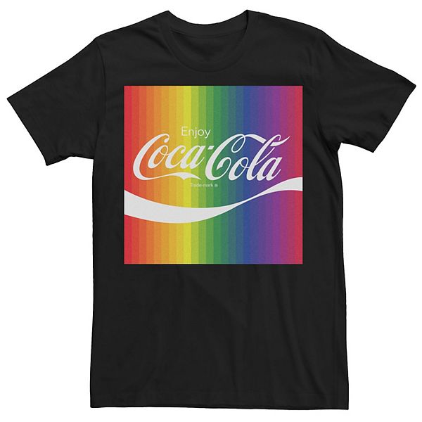 Adult Coca-Cola Pride Rainbow Spectrum Logo Box Up Tee