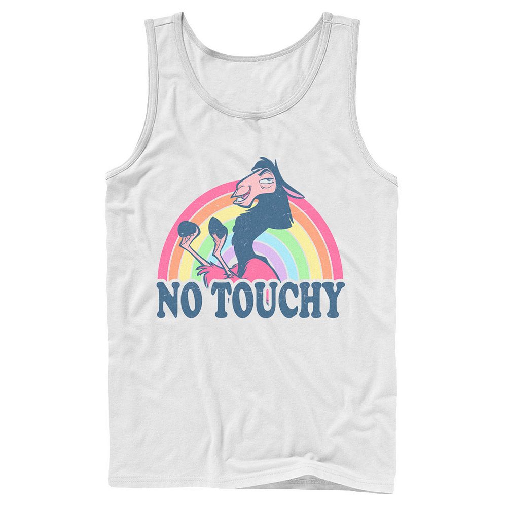 Adult Disney The Emperor's New Groove Kuzco Rainbow No Touchy Tank Top