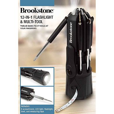 Brookstone 12-in-1 Multi Tool Flashlight