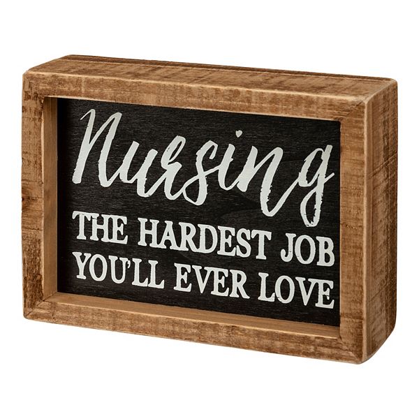 Nursing Box Sign Wall Art By Kathy