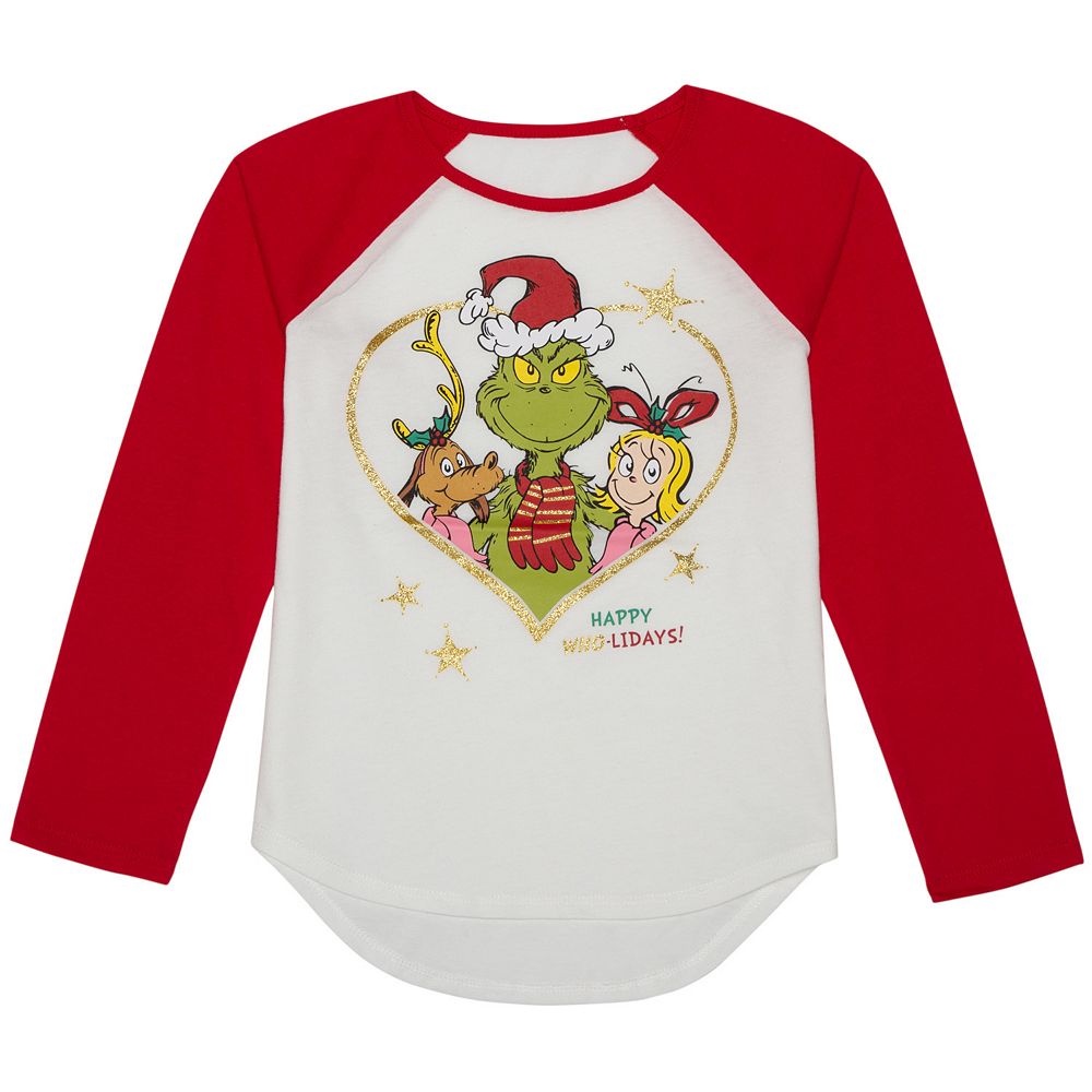 Girls 4-12 Jumping Beans® Dr. Seuss' How The Grinch Stole Christmas Top
