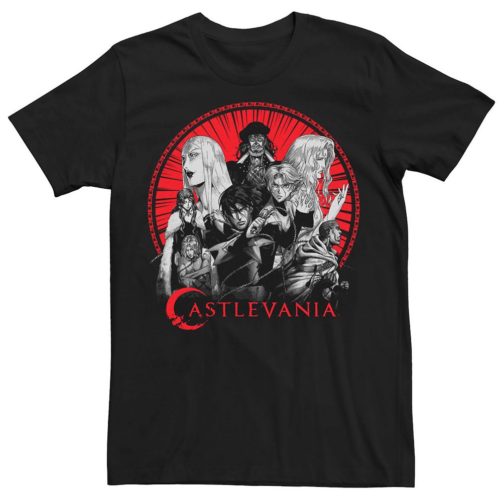Men's Netflix Castlevania Crew Red Sun Tee