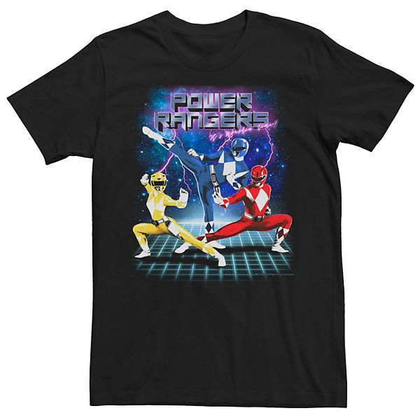 Men's Power Rangers Trio Action Pose Tee