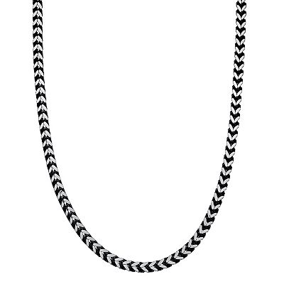 Men s LYNX Two Tone Stainless Steel Chain Necklace