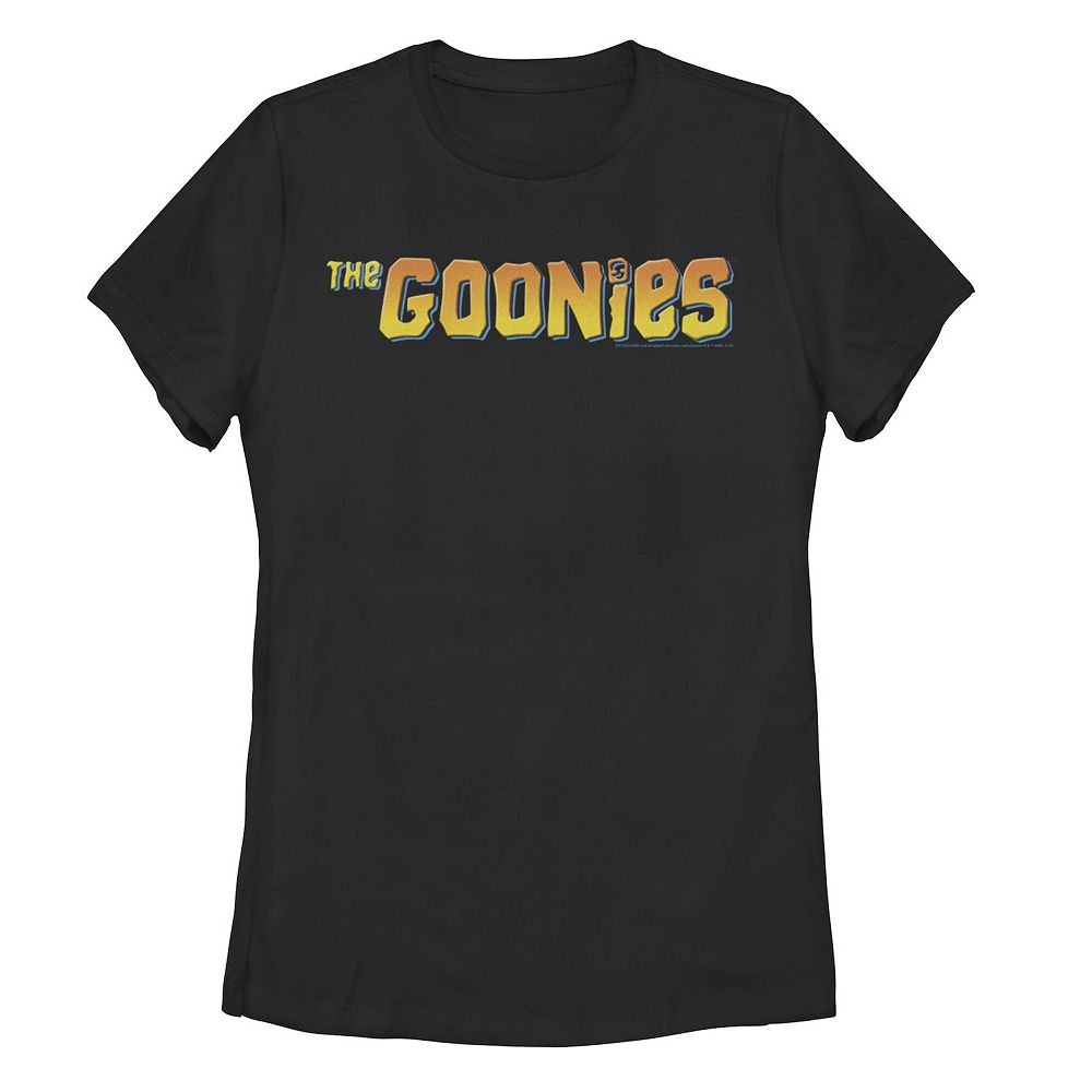 Juniors' The Goonies Simple Text Logo Tee