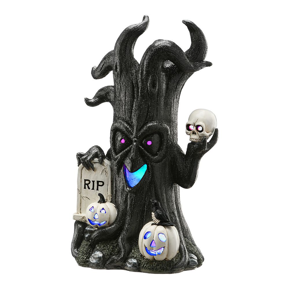 National Tree Company Haunted Tree House LED Table Decor