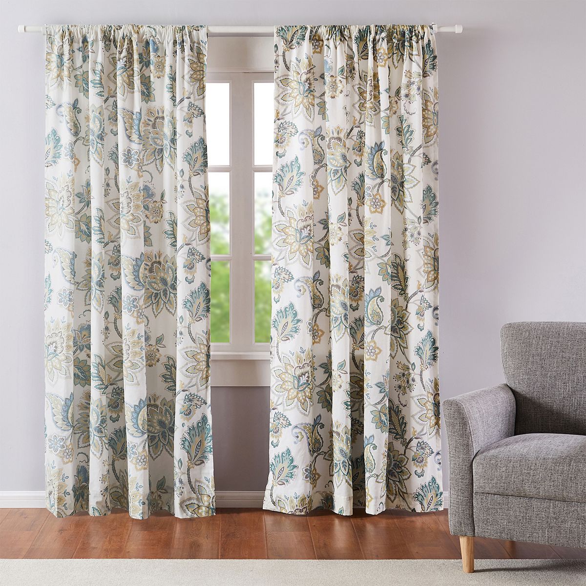 Levtex Home Palladium 2-pack Window Curtain Set, Yellow Deals and Price ...