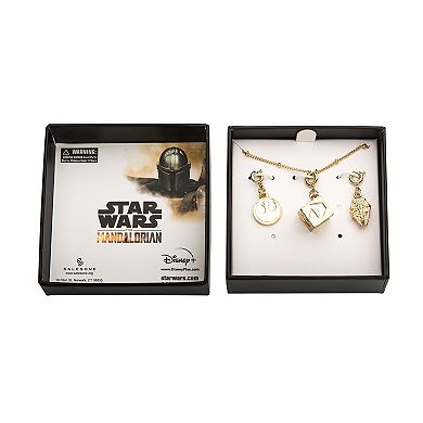 Star Wars Han Solo Gold Tone Interchangeable Charm Necklace