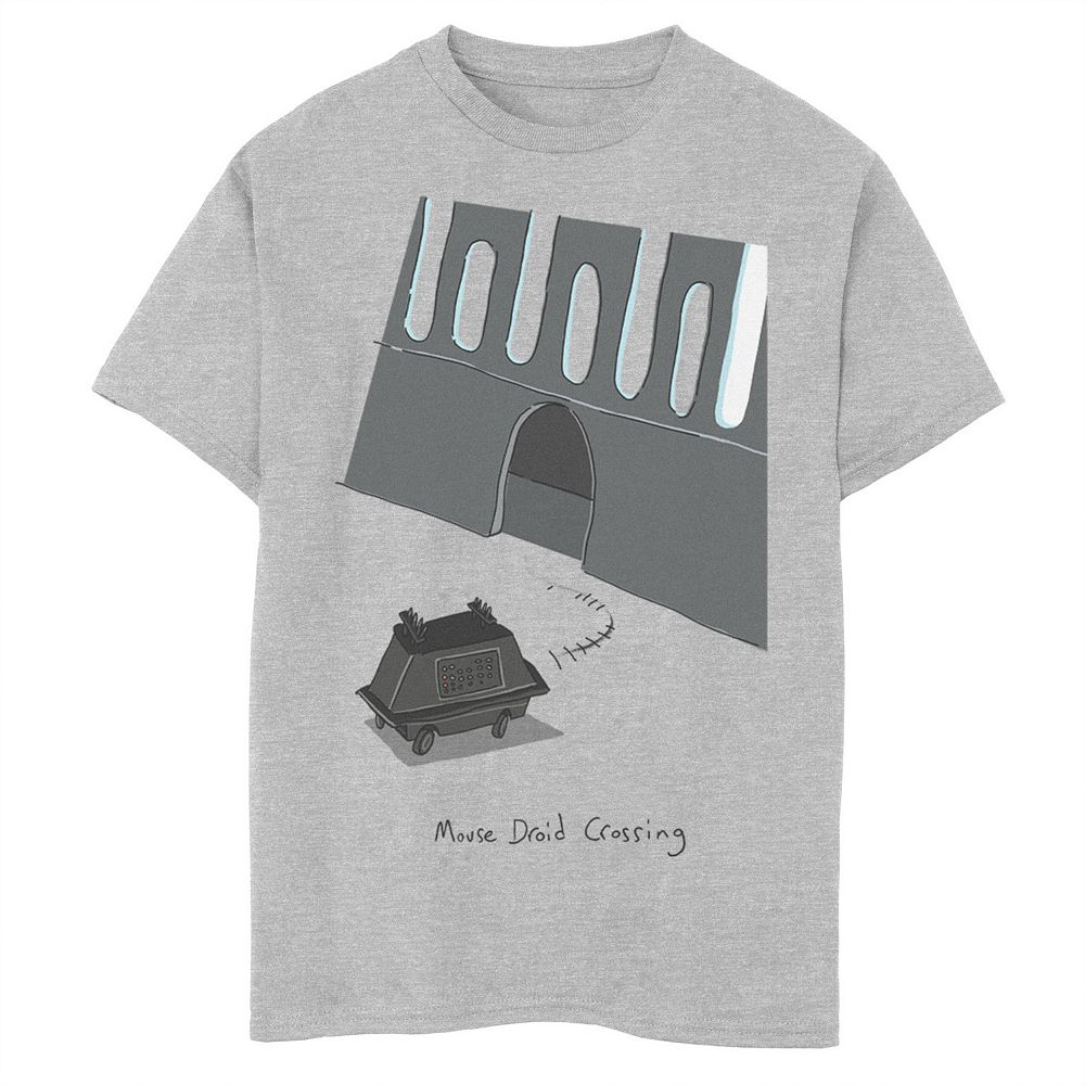 Boys 6-20 Star Wars Mouse Droid Crossing Tee