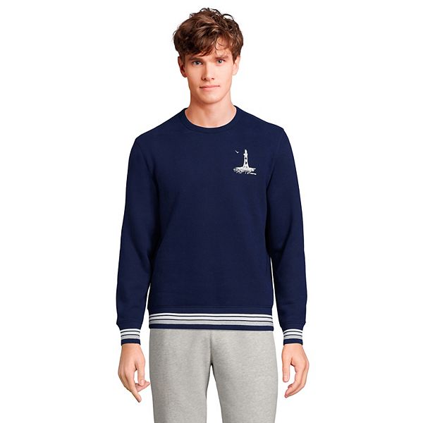 Men's Lands' End Serious Sweats Crewneck Sweatshirt
