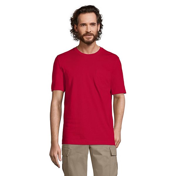 Big & Tall Lands' End Super Pocket Tee