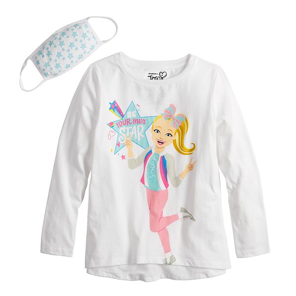 Girls 7-16 JoJo Siwa Graphic Tee with Face Mask