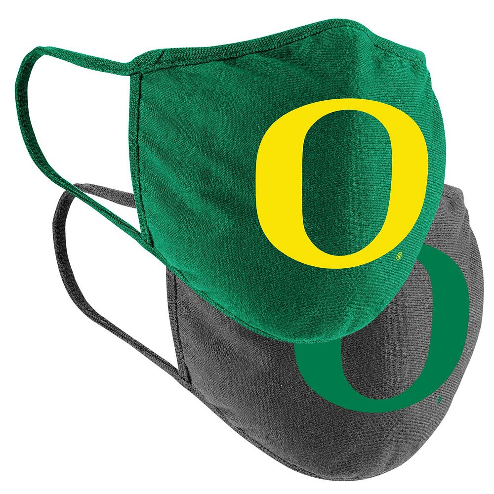 Adult Colosseum Oregon Ducks Logo Face Covering 2-Pack