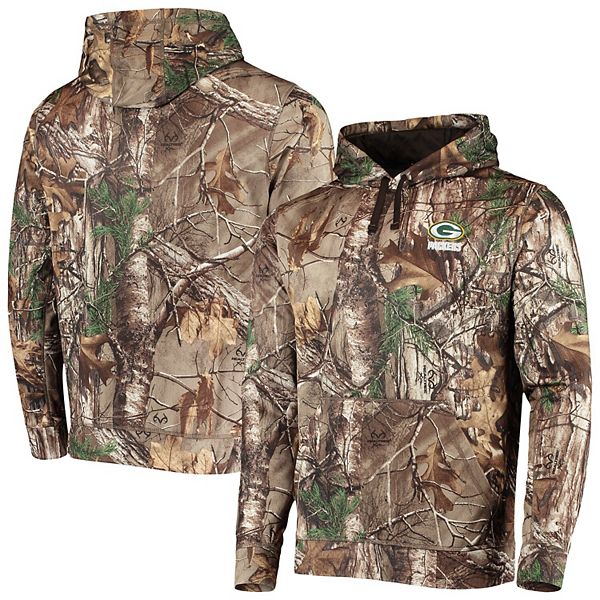 Men's Dunbrooke Realtree Camo Green Bay Packers Circle Champion Tech ...