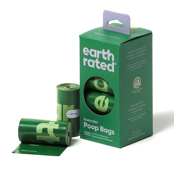 Earth Rated® 120 Bags on 8 Refill Rolls - Lavender