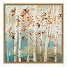 Amanti Art Fall Birch Trees Framed Canvas Print