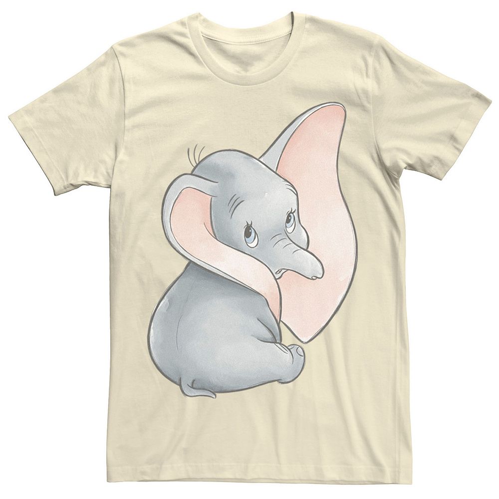 Disney's Dumbo Classic Big Ears Cute Portrait Men's Tee