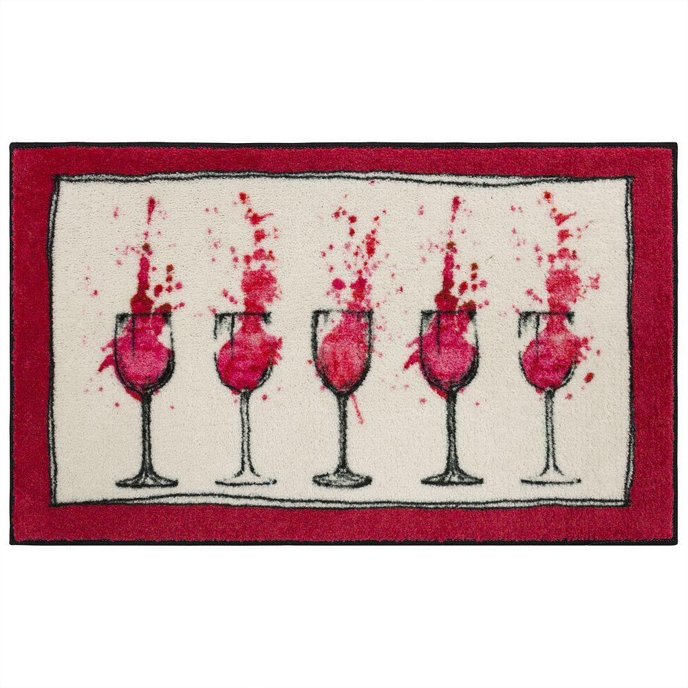 Mohawk® Home Watercolor Wine Kitchen Rug