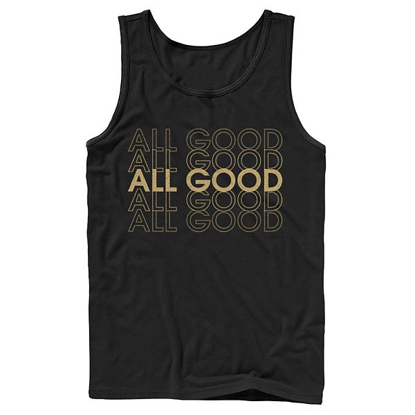 Men's Fifth Sun All Good Text Stack Tank Top