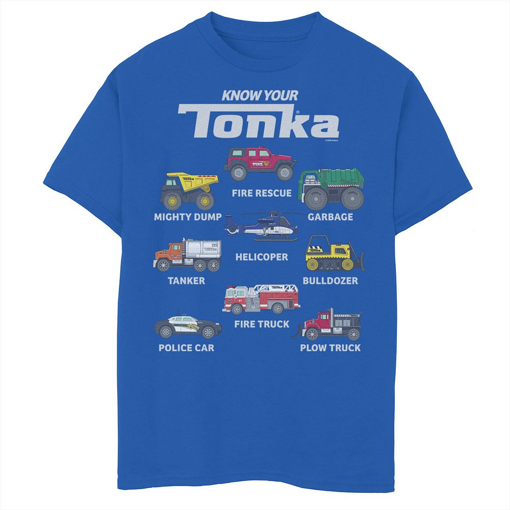 Boys 6-20 Tonka Know Your Tonka Trucks Graphic Tee