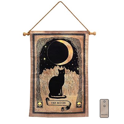 Halloween Cat And Moon