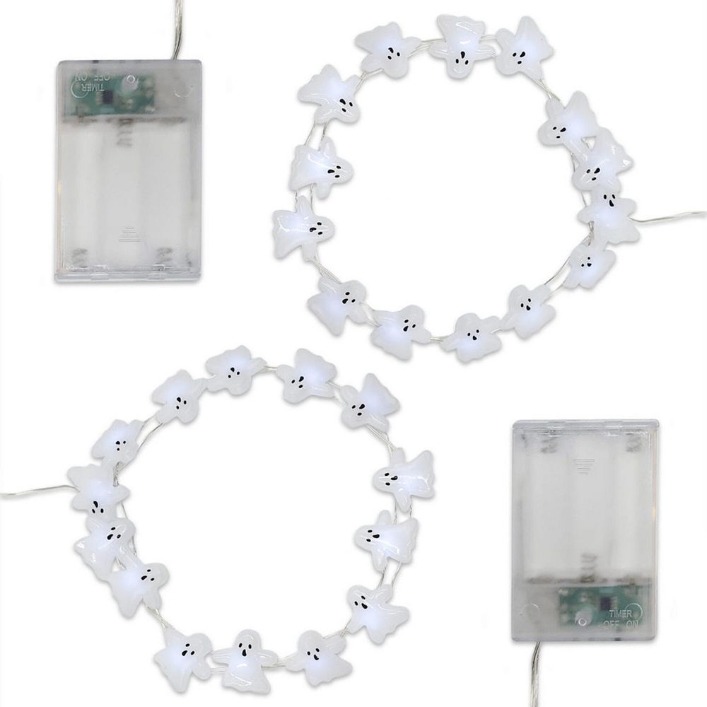 Ghosts LED Mini String Lights 2-piece Set