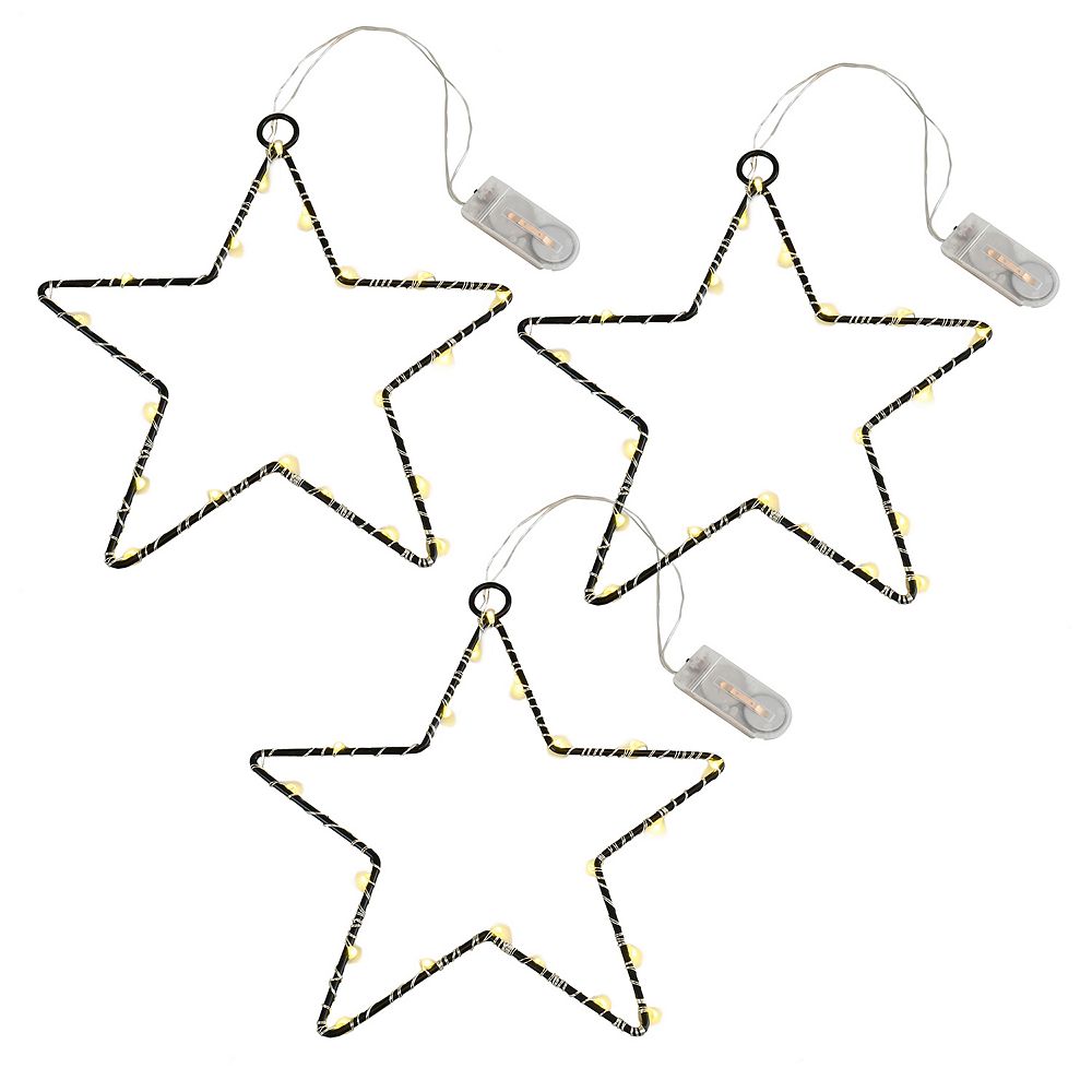 Star LED Wall Decor 3-piece Set