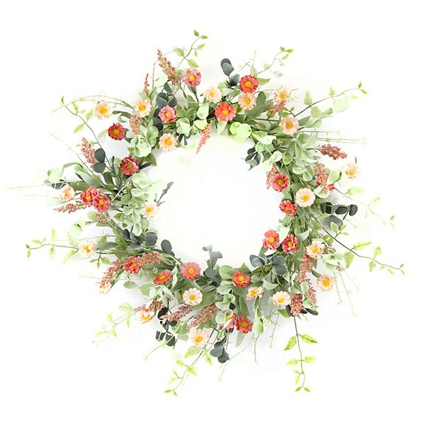 Melrose Mini Artificial Daisy Wreath