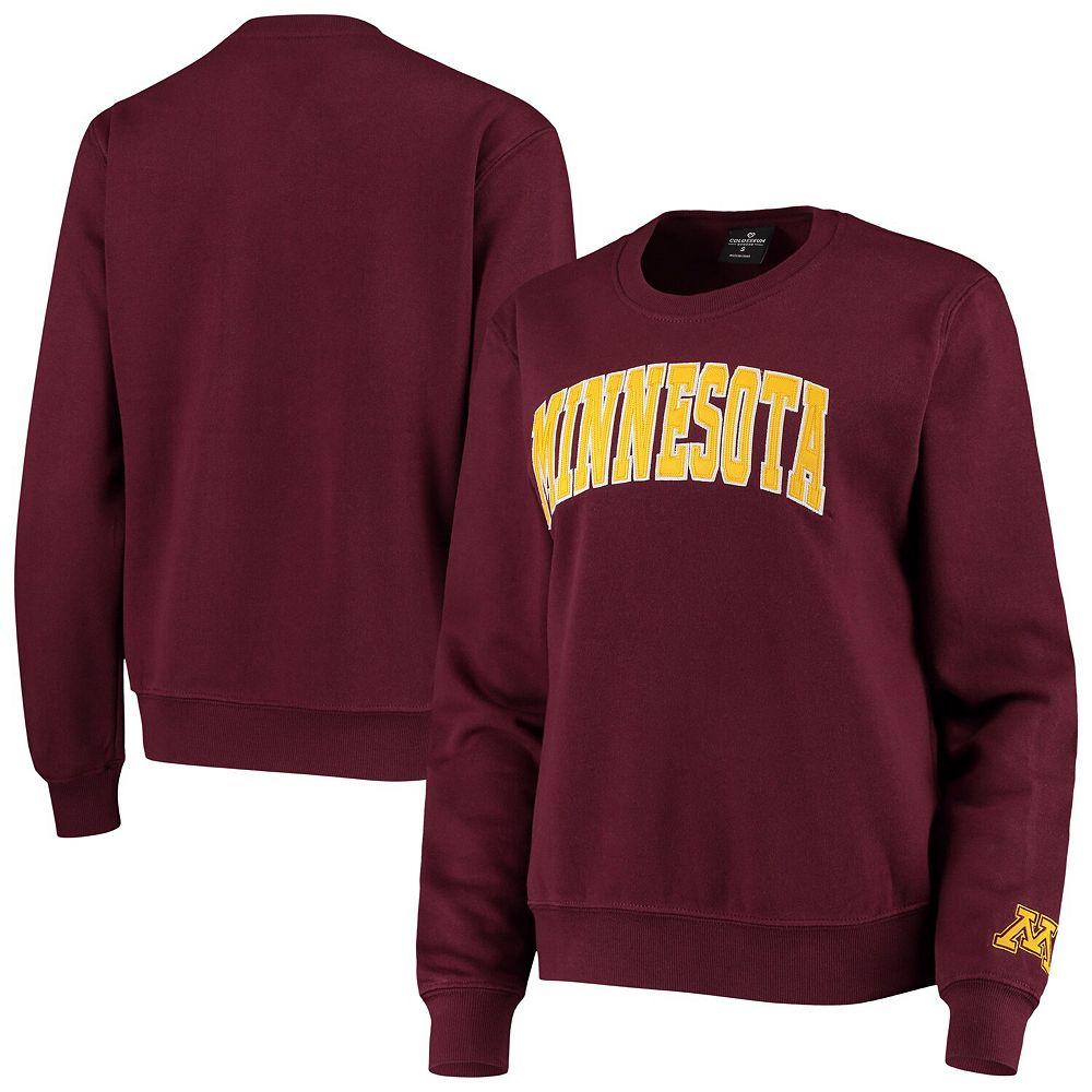 Women's Colosseum Maroon Minnesota Golden Gophers Campanile Pullover ...