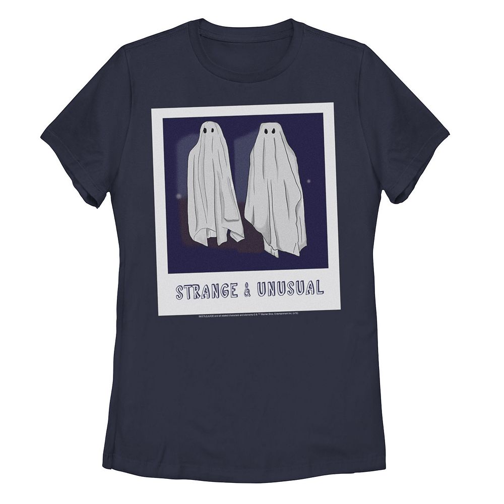 Juniors' Beetlejuice Ghosts "Strange & Unusual" Poster Tee