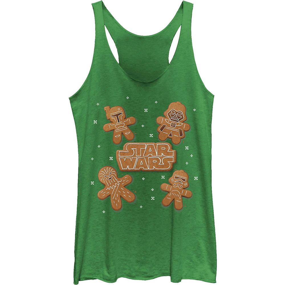 Juniors' Star Wars Gingerbread Crew Graphic Tank Top