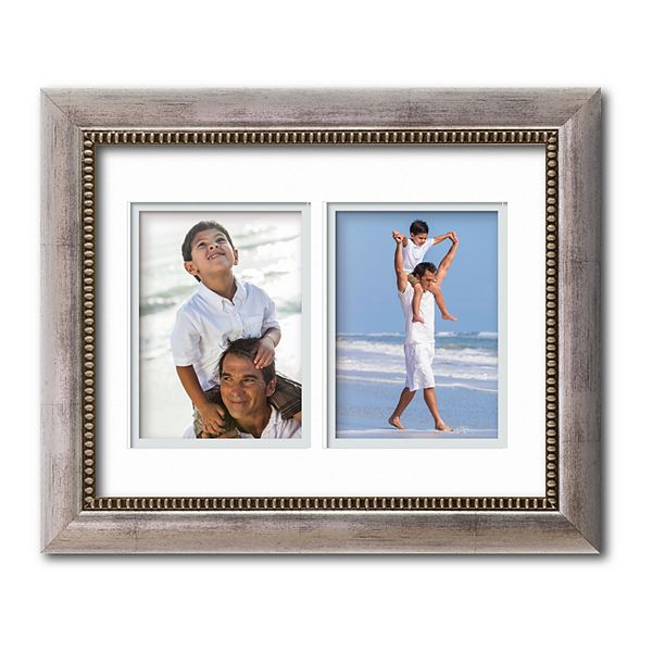 Tempo Collection Modern Collage Frame with Double Mat