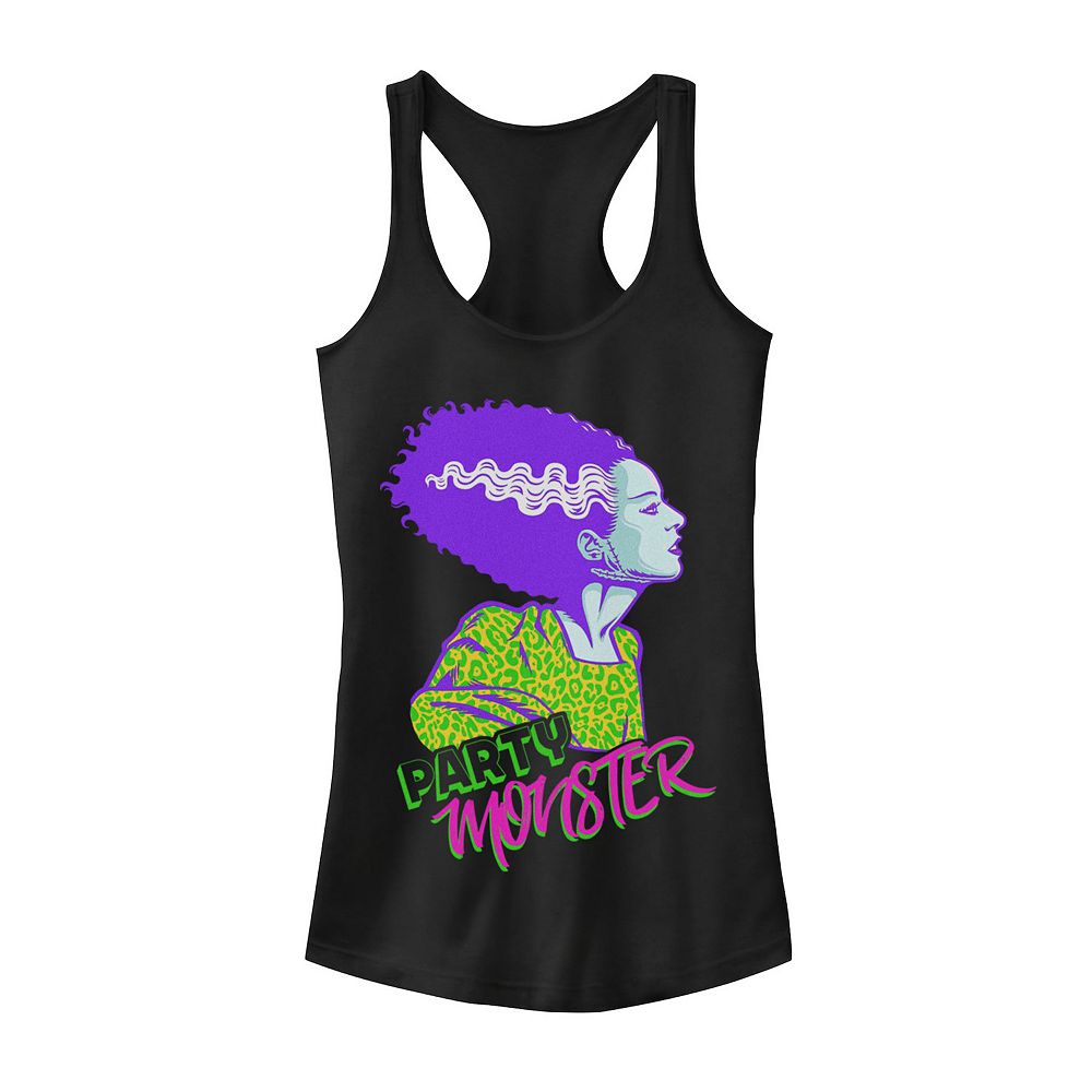 Juniors' Universal Monsters Bride Of Frankenstein Party Monster Tank Top
