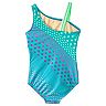 Girls Lands' End Sporty One Piece Swimsuit