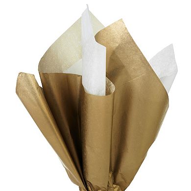 Hallmark White & Gold Dual Tissue Paper Set