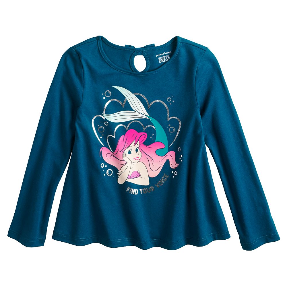 Disney's The Little Mermaid Ariel Toddler Girl Bow-Back Swing Top by ...