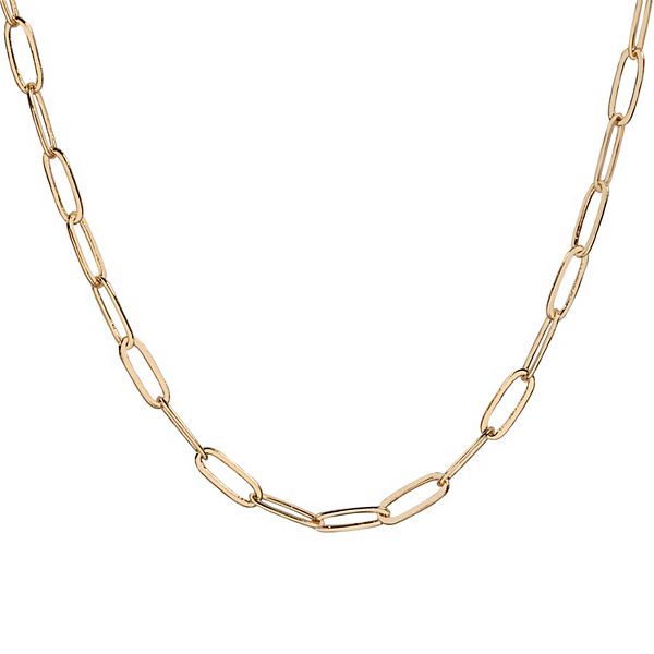 LC Lauren Conrad Gold Tone Long Links Chain Necklace LC Lauren Conrad Gold Tone Long Links Chain Necklace