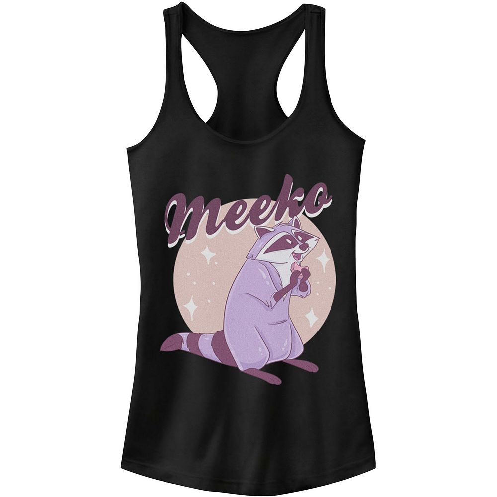Juniors' Disney's Pocahontas Meeko Eating Portrait Tank Top