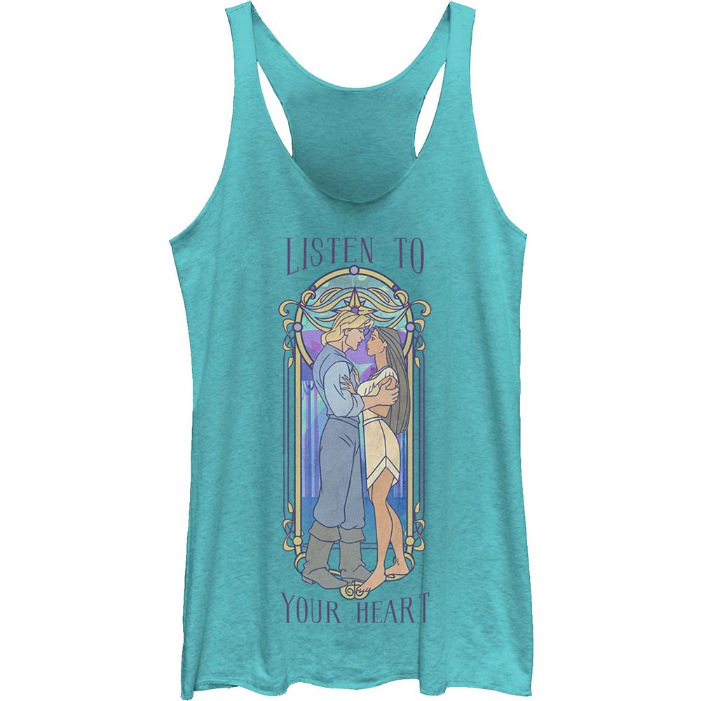 Juniors' Disney's Pocahontas John "Listen To Your Heart" Portrait Tank Top