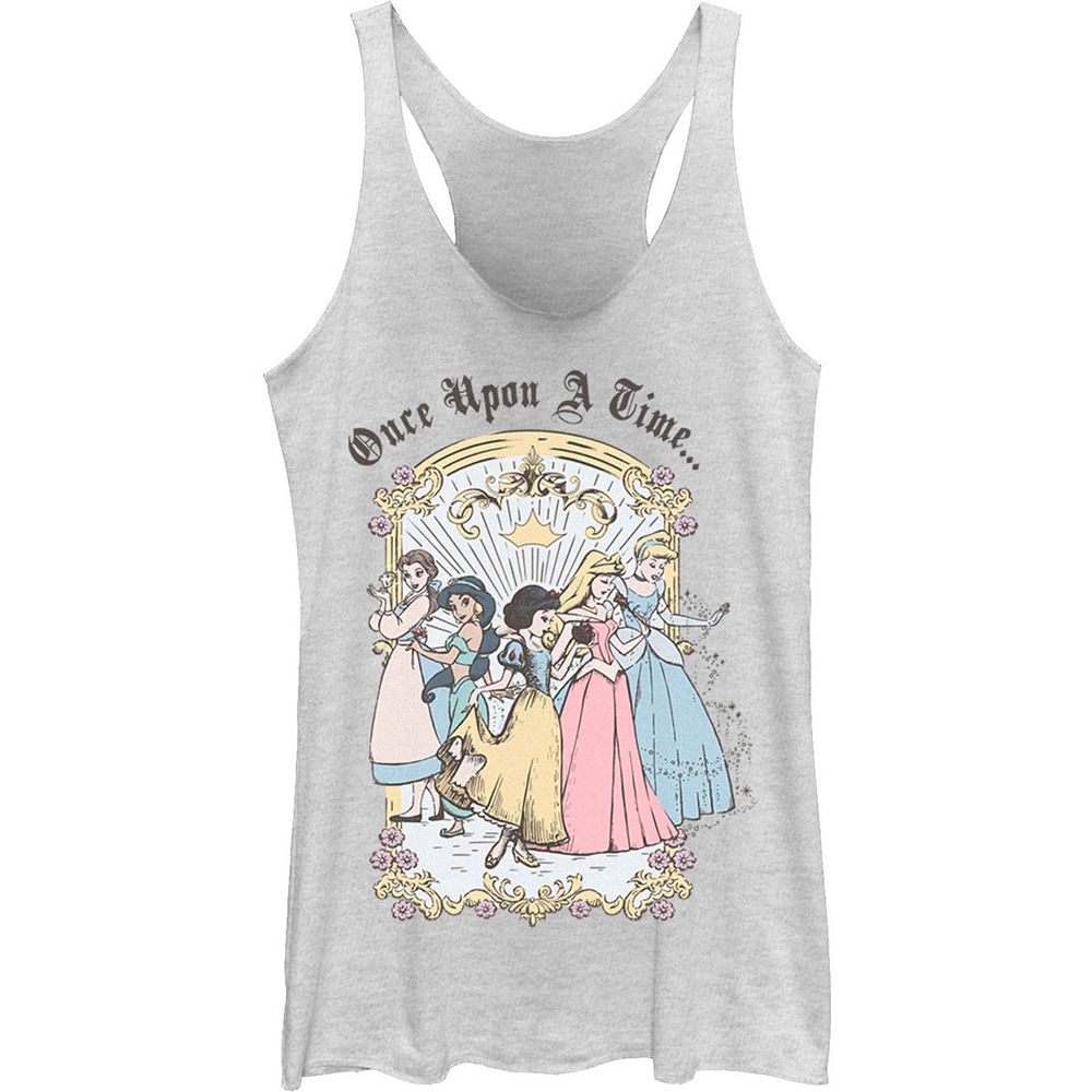 Juniors' Disney's Princess "Once Upon A Time" Vintage Cartoon Tank Top