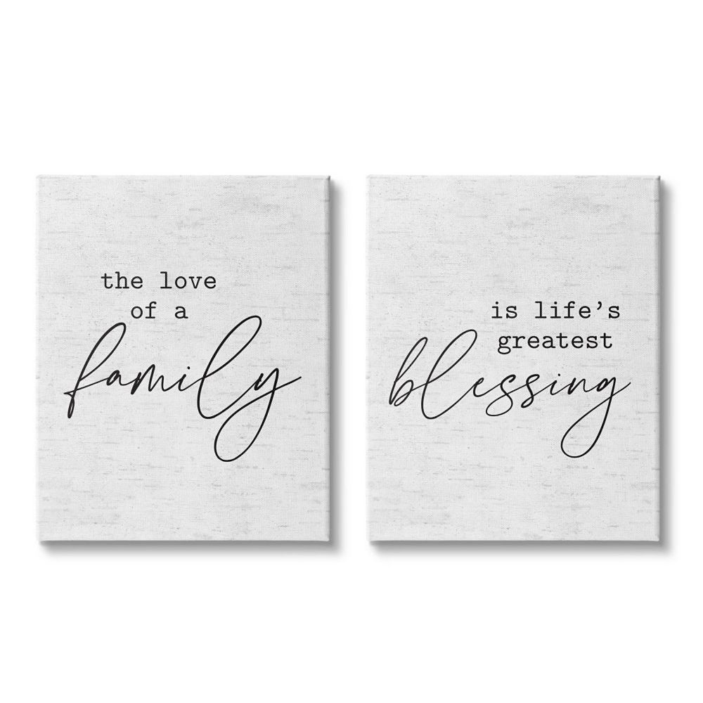 Stupell Home Decor Love of Family is Life's Greatest Blessing Wall Art ...