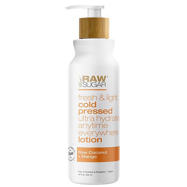 Raw Sugar Living Body Lotion - Raw Coconut + Mango