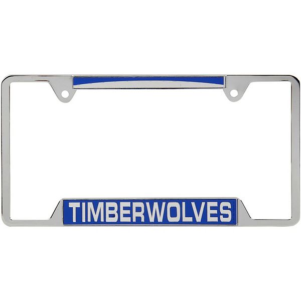 WinCraft Minnesota Timberwolves 4-Tab Style Inlaid Metal License Plate ...