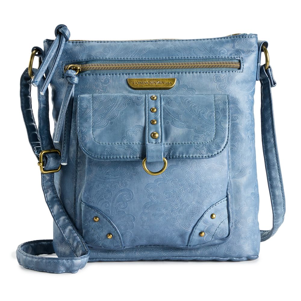 Stone & Co. Embossed Smokey Crossbody Bag