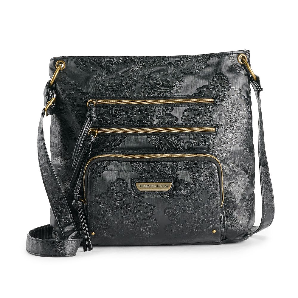 Stone & Co. Embossed Smokey Super Crossbody Bag