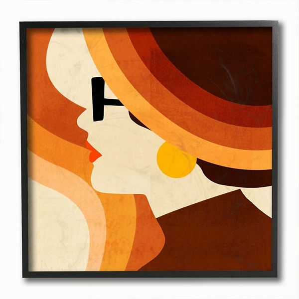 Stupell Home Decor Female Color Block Framed Wall Art