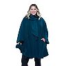 Women's Linda Anderson Le Moda Fleece Cape with Gloves & Attached Scarf