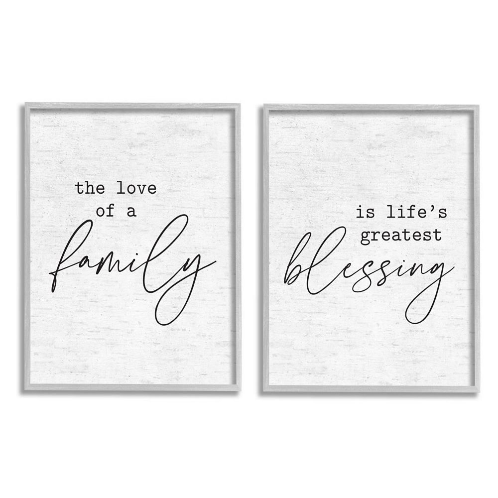 Stupell Home Decor Love of Family is Life's Greatest Blessing Framed ...